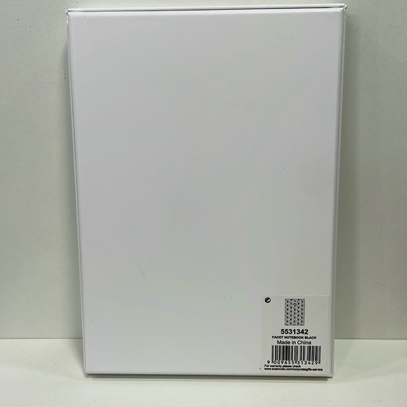 Swarovski | Office | Swarovski Black Facet Pattern Journal Notebook ...